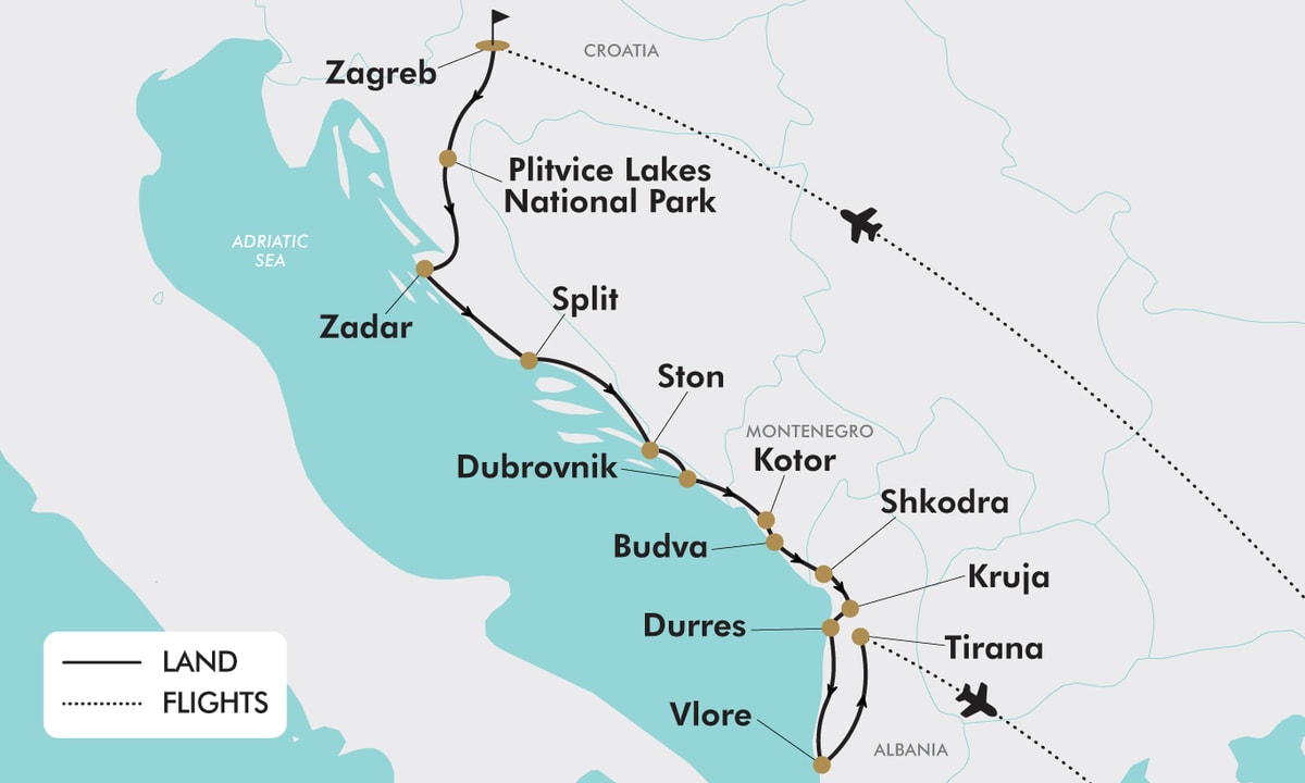 Croatia, Albania & Montenegro | TripADeal