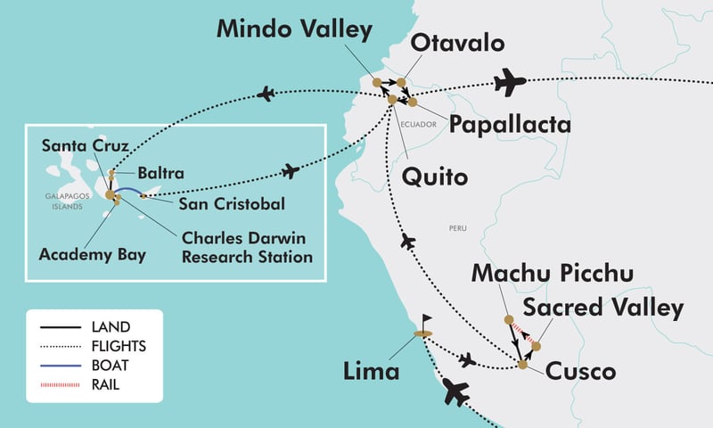Peru, Ecuador & Galapagos Islands | Tour Package | TripADeal